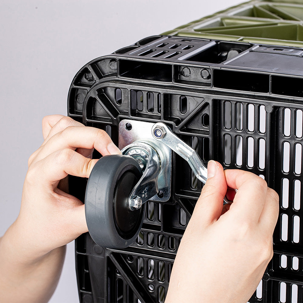 BigAnt Crate Wheel Set – Smooth Mobility for 48L/90L Crates – BIGANT